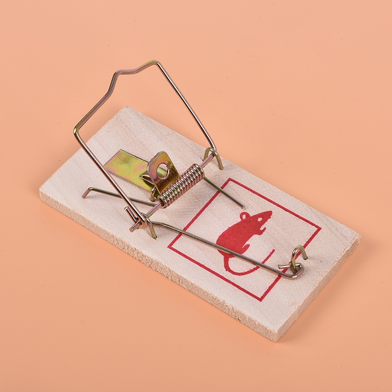 กับดักหนู1Pc Reusable Wooden Mice Mouse Traps Bait Mice Home Garden ...