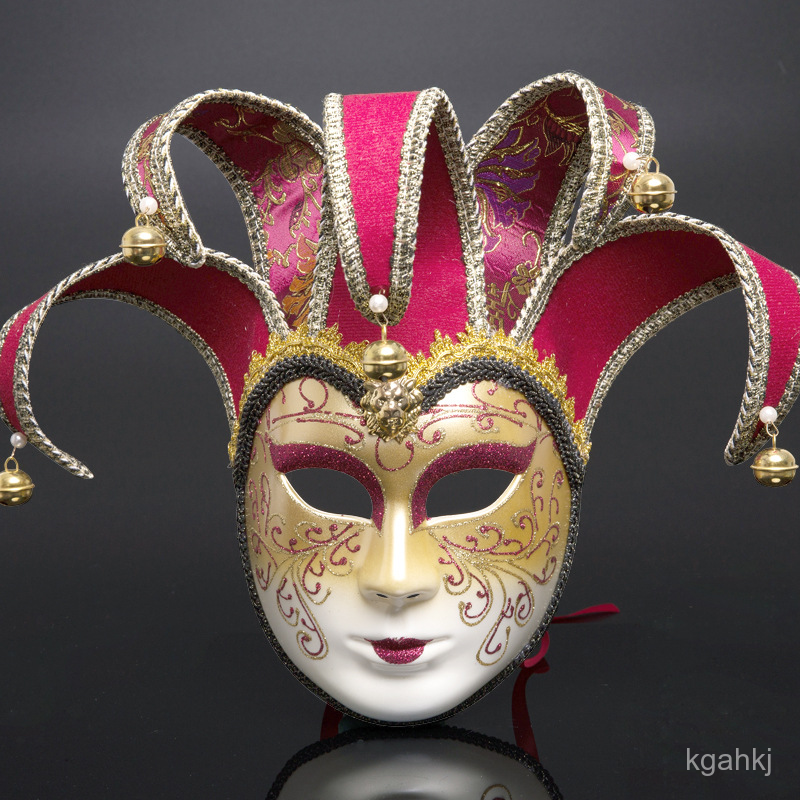 European and American New Painted Halloween Ball Party Italian Mask ...