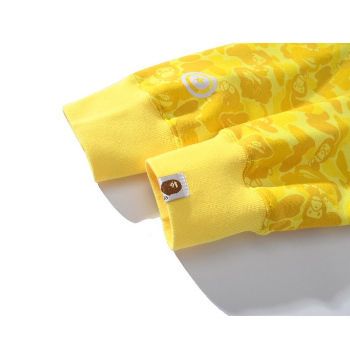 Bape yellow camo jacket hoodie Kanye Pharrell milo ianconnor ...