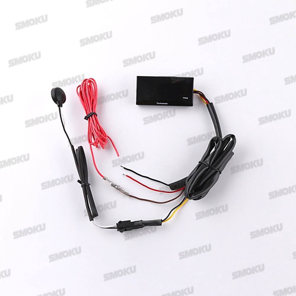 Koso Mini RPM Meter Digital Square LCD Display Engine Tach Hour Meter ...