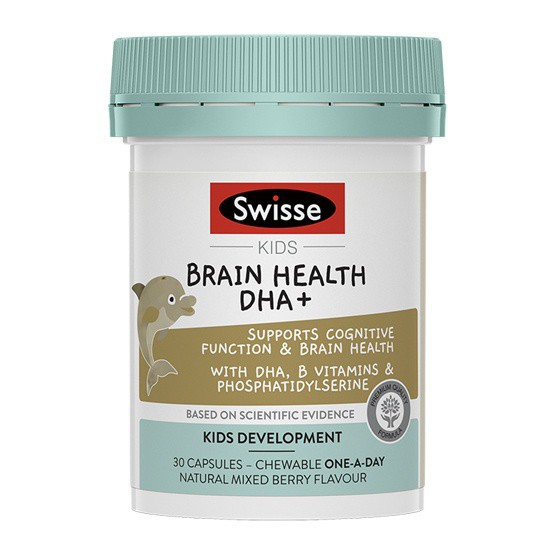 Swisse Kids Brain Health DHA + 30 Capules | Shopee Thailand