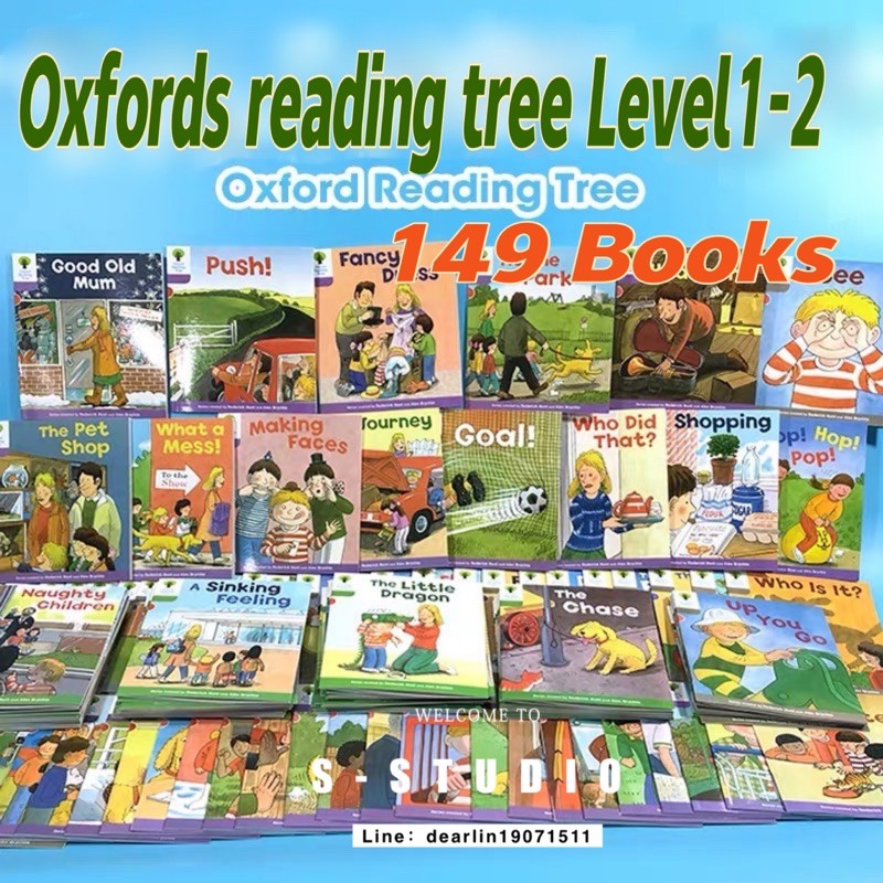 Oxfords reading tree Level1-2 149books full version workbook ...