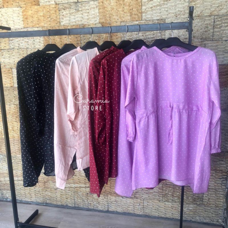 ชุดผ้าปูที่นอนลายจุด Rayon One Set Rayon - caramiastore.th - ThaiPick