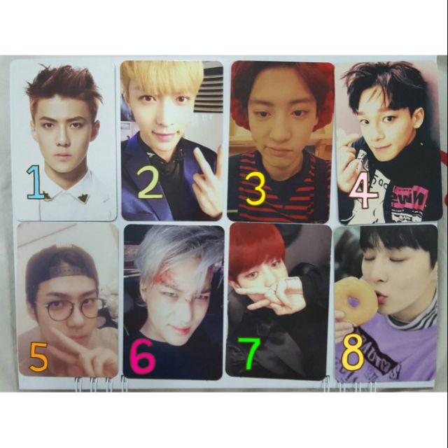 Photo card EXO ของแท้ ทุกใบ - sqweeziie - ThaiPick
