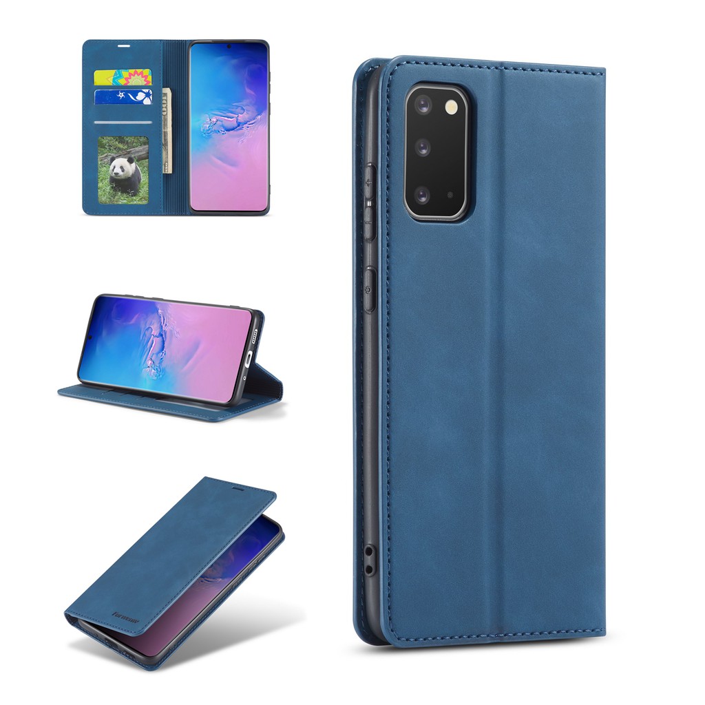 เคส Galaxy S20FE Note20 Note20Ultra S20+⭐กระเป๋าสตางค์ ดึงดูดแม่เหล็ก ...