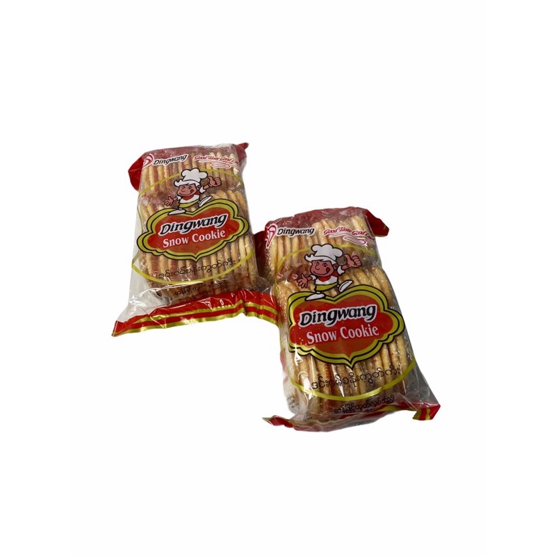 DING WANG Snow Cookie 200gโดโซะ พม่า 1SETCOMBOจำนวน 2 แพคบรรจุ 400g ...