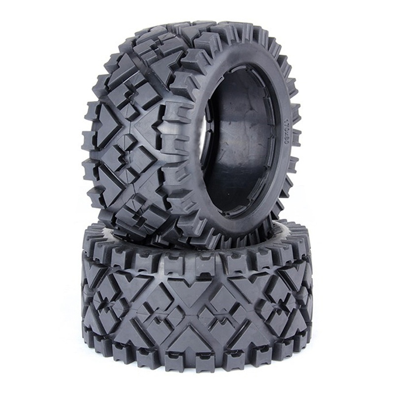 Rc Car All Terrain Rear Tires Skin Without Inner Foam for 1 5 Scale HPI ...
