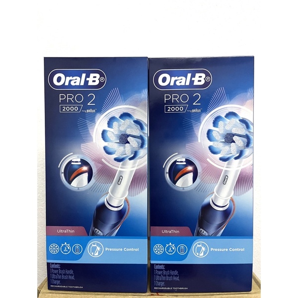 [พร้อมส่ง] แปรงสีฟันไฟฟ้า Oral-B รุ่น PRO 2 2000 - tonklasuphachai ...