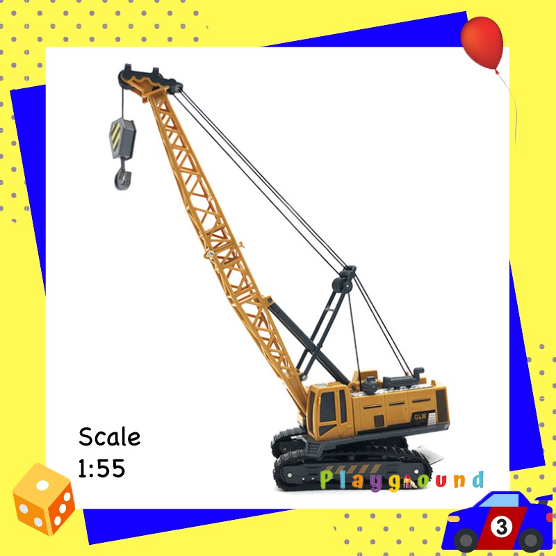 โมเดลของเล่น รถเครนเหล็ก Model Crane Scale 155 - aristonn - ThaiPick