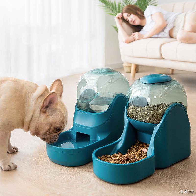 Pet Dog Bowl Container Box Containers Dog Food Container Cat Feeder ...