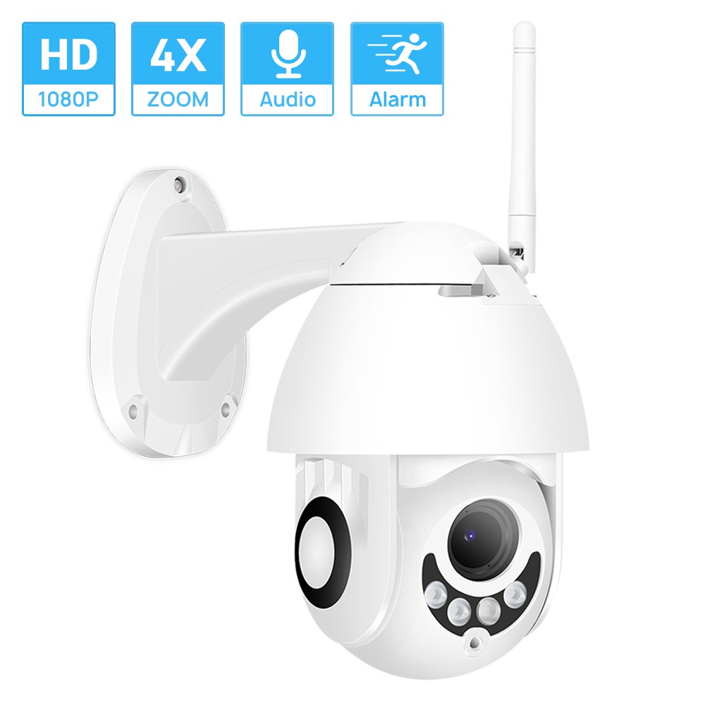 Hamrolte WIFI Camera 1080P Mini Wireless PTZ IP Camera Nightvision Two ...