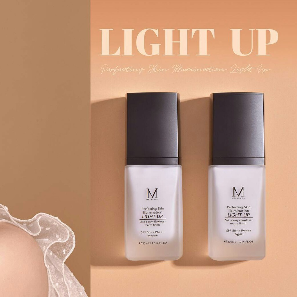 (ของแท้พร้อมส่ง) MERREZCA Perfecting skin illumination light up SPF ...