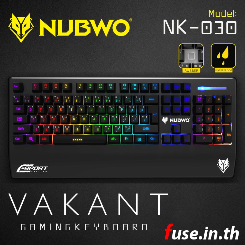 Nubwo NK-30 VAKANT Gaming Keyboard | Shopee Thailand