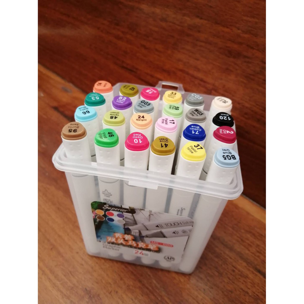 Touch soft head 24 สี ออกแบบ ลงสี วาดรูป - leslie_daze - ThaiPick