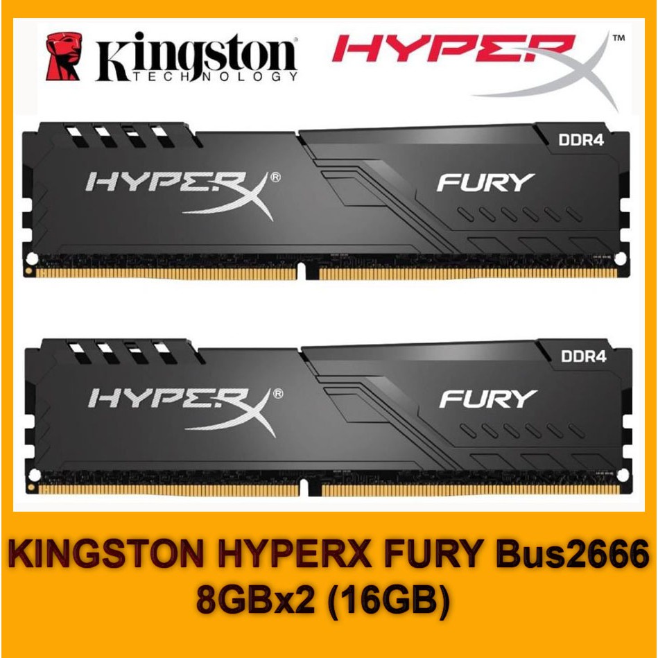 RAM DDR4 Kingston HyperX FURY Bus2666 8GBx2 (16GB) - paisarn_lim - ThaiPick