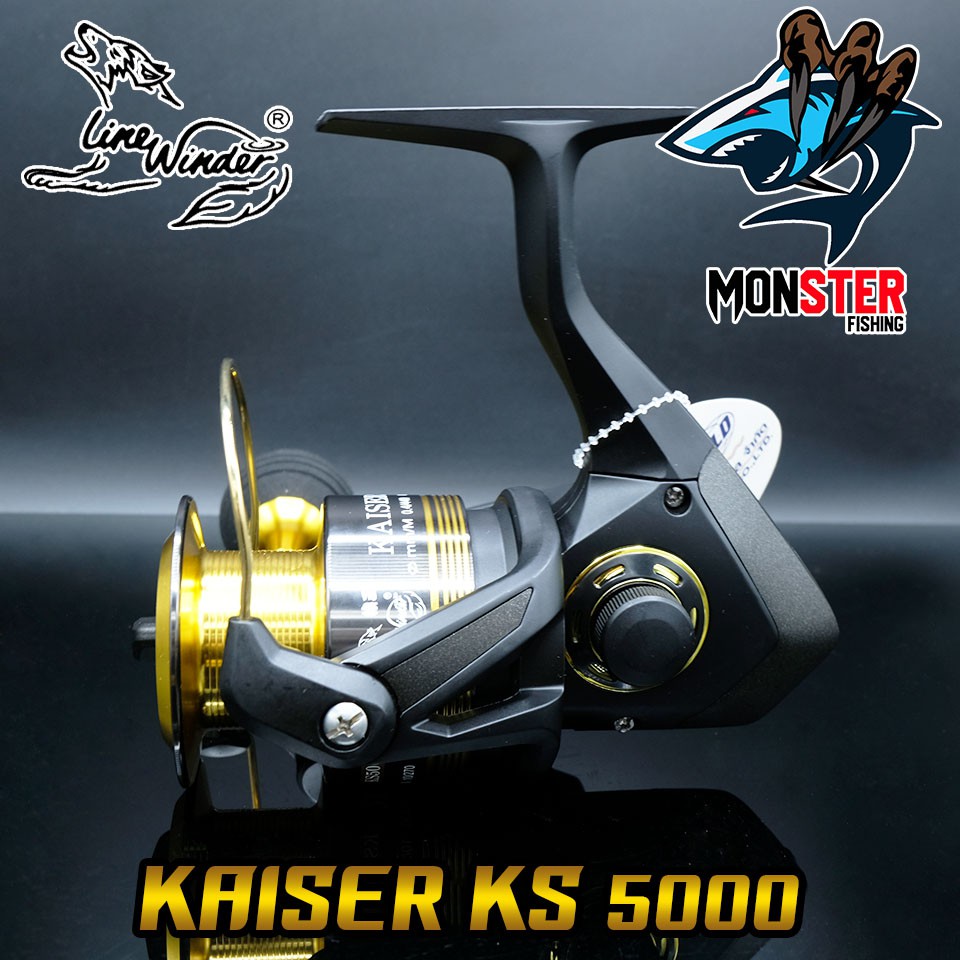 รอกตกปลา รอกสปินนิ่งหมาป่า LINE WINDER รุ่น KAISER KS 20003000400050007000 - suriyafocusplus ...