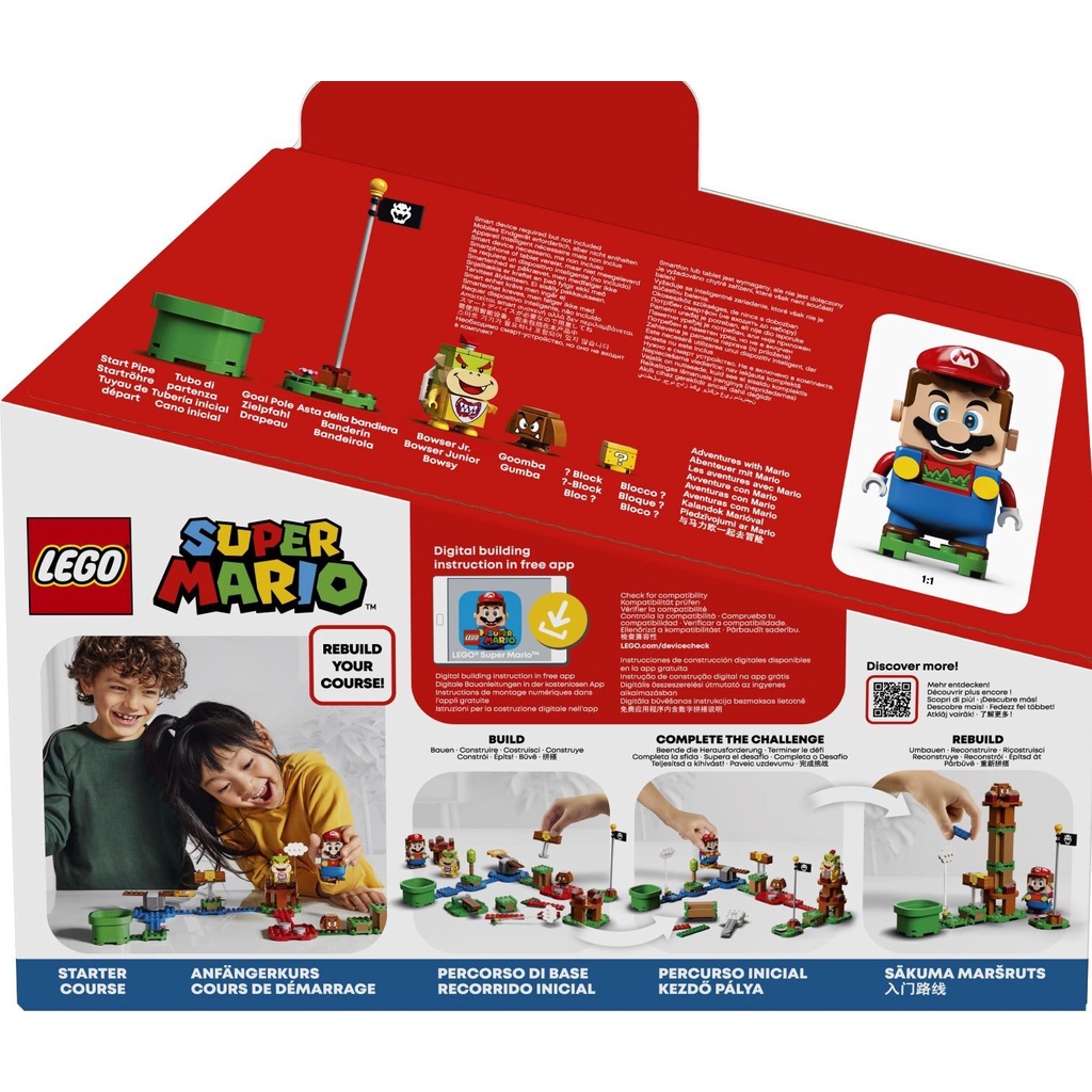 LEGO Super Mario 71360 Adventures with Mario Starter Course (231 Pieces ...