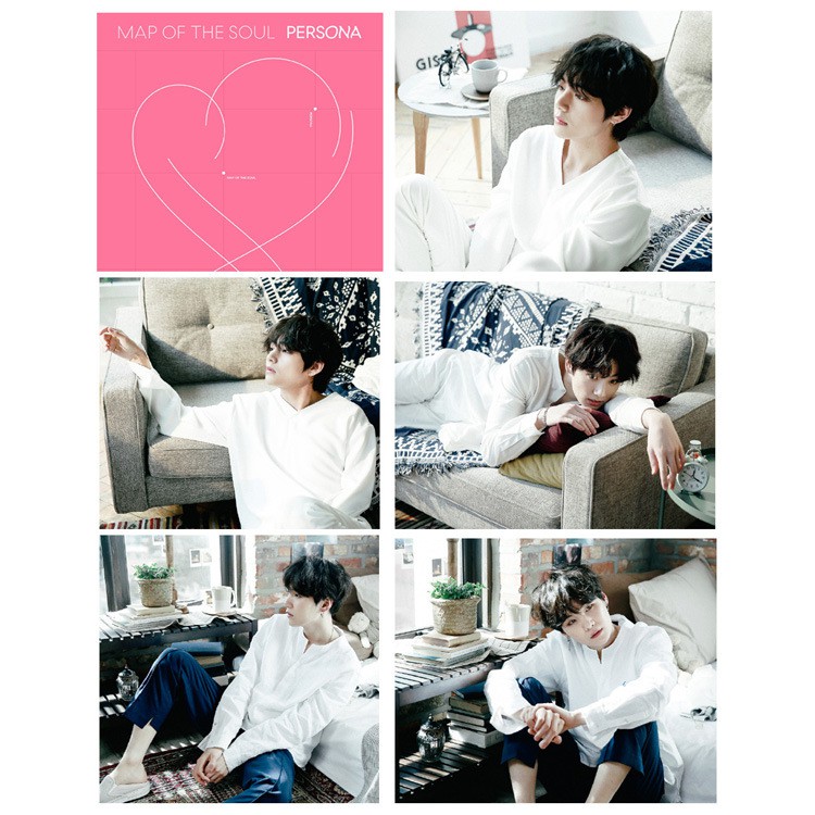 สติกเกอร์ติดผนัง KPOP BTS Map Of The soul Persona 14 ชิ้น - rahasiamode ...