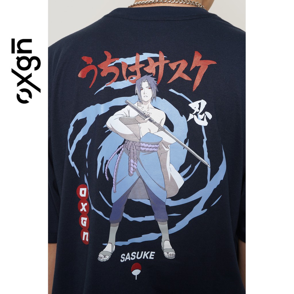 Sell Like Hot Cakes OXGN Naruto Shippuden Sasuke Oversized Men's Tee ...