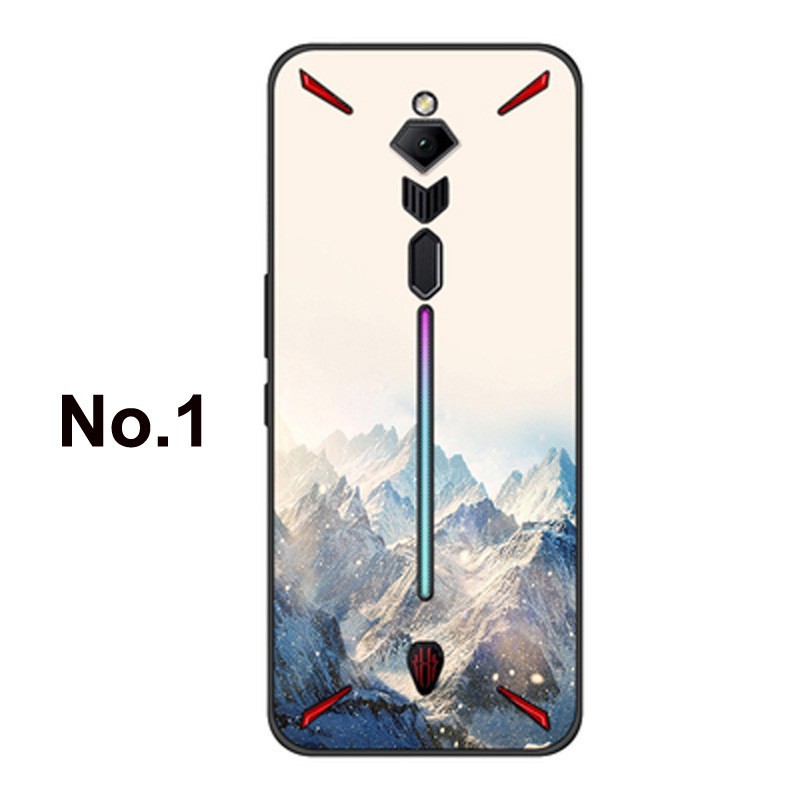 เคสโทรศัพท์มือถือซิลิโคน Tpu แบบนิ่ม Tpu สีแดงสําหรับ Zte Nubia Red Magic 3 Zte Nubia Red Magic ...