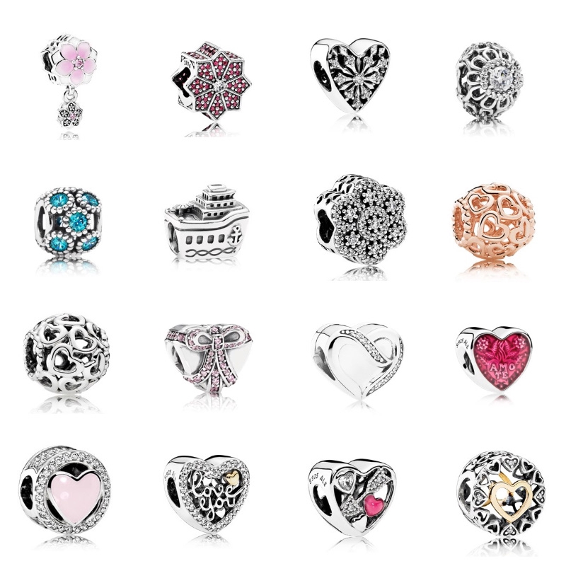 pandora style s 925 สีเงิน 792077 ชิ้นz | Shopee Thailand