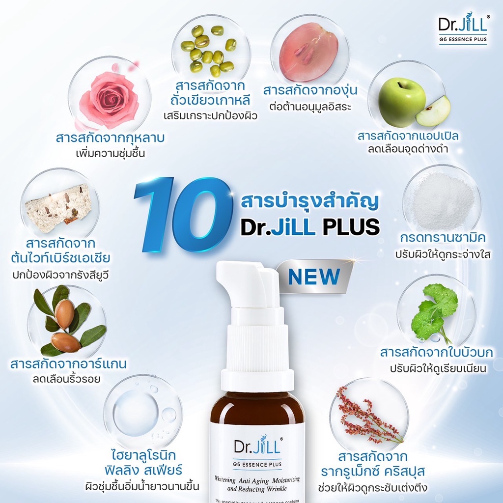 Dr.JiLL PLUS 1แถม1 ( 2 ขวด ) ถูกสุดใน Shopee dr.jill ของแท้ 100% *กล่อง ...