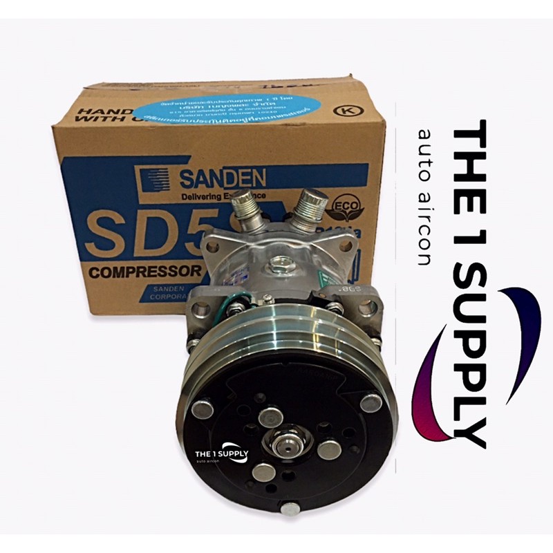 คอมแอร์ 508 ซันเด้น แท้ SANDEN SD508 SD5S - theonesupplyautoaircon ...