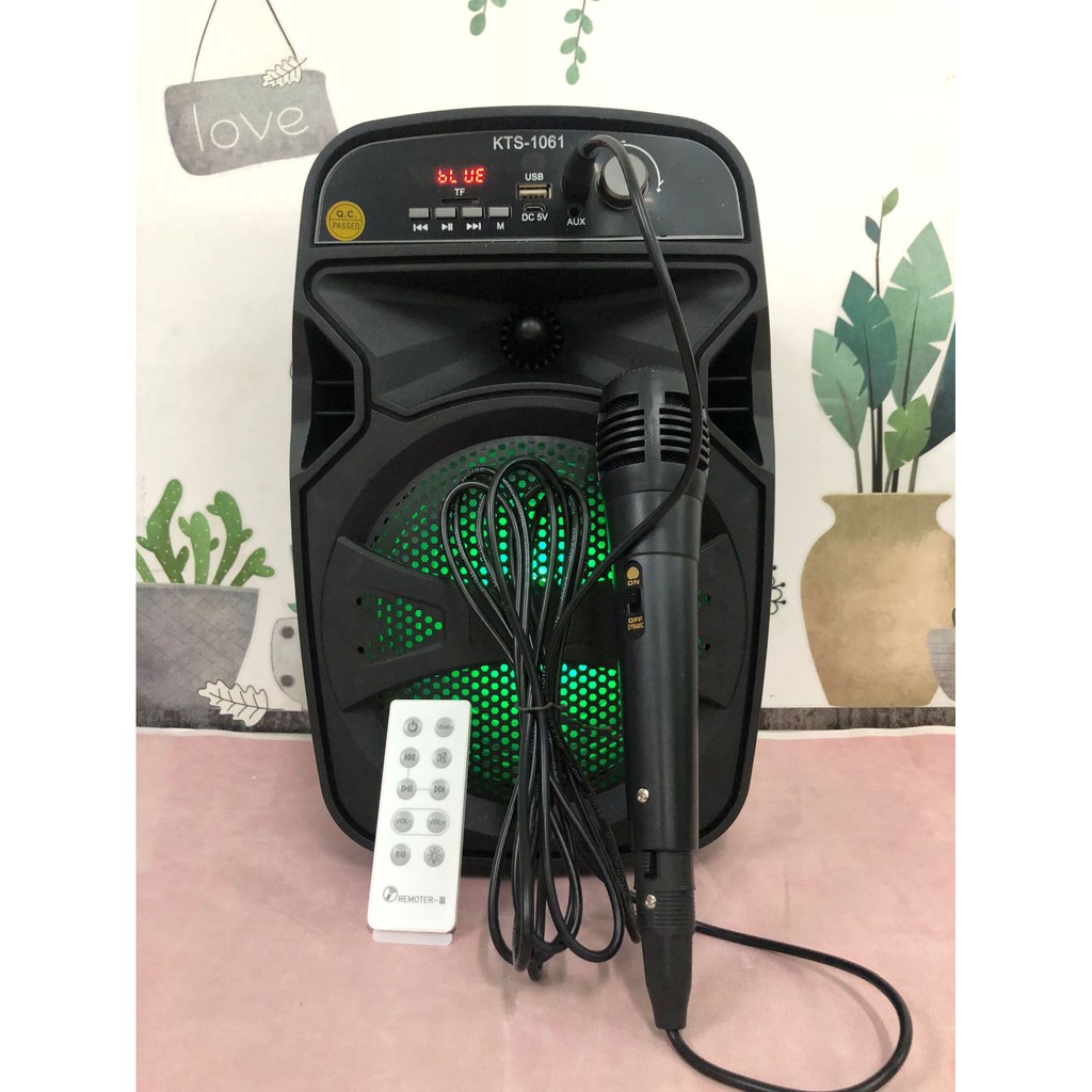 [ส่งฟรี]ลำโพงบลูทูธ ลำโพงแบบตู้ใหญ่ขนาดถึง 6.5 นิ้ว รุ่น KTS-1061 เสียง ...