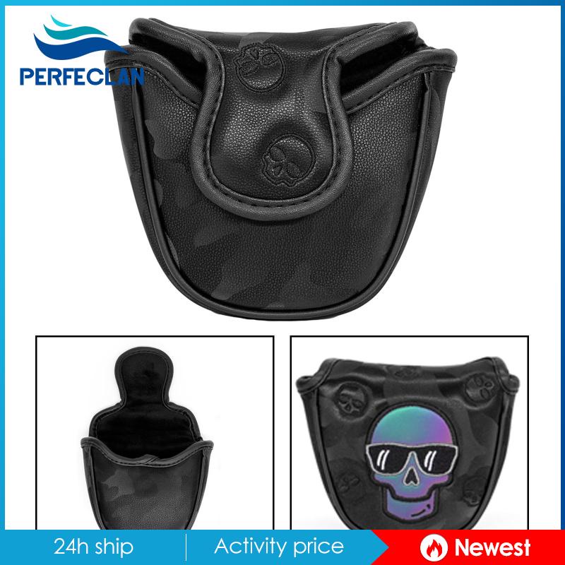 PU Golf Mallet Putter Cover Center Shaft Headcover Non-Slip Protection ...