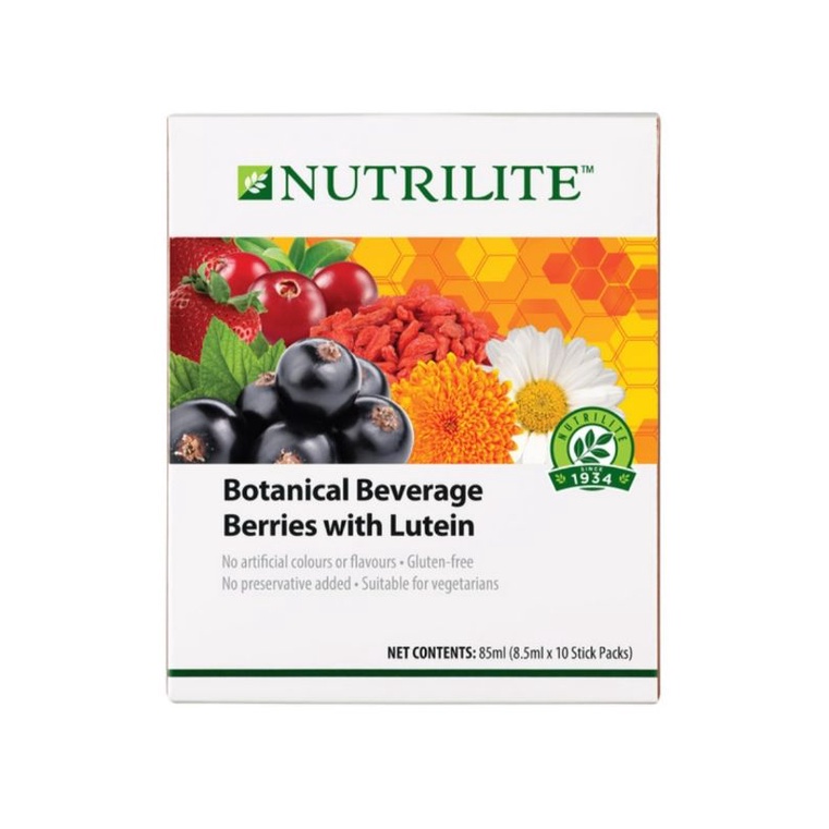 New Botanical Beverage Berries with Lutein บรรจุ 10 ซอง (ทานได้ทันที ...