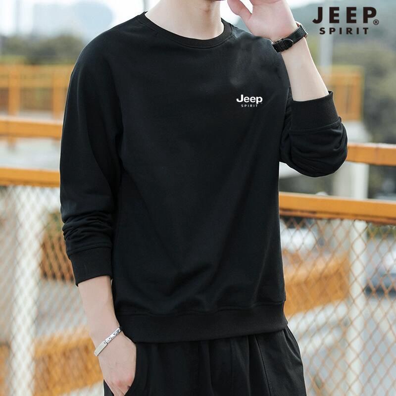 Jeep Sweater Man 2021 Autumn New Trend Handsome Loose Long Sleeved T