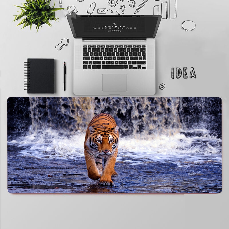 Apple Pattern Modern Extended Mousepad 900x400mm Extra Large Desk Mat ...