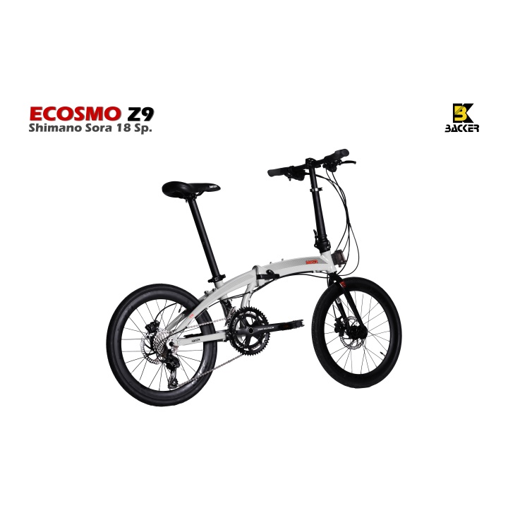 จักรยานพับ BACKER รุ่น ECOSMO Z9 - speedcycle.shop - ThaiPick