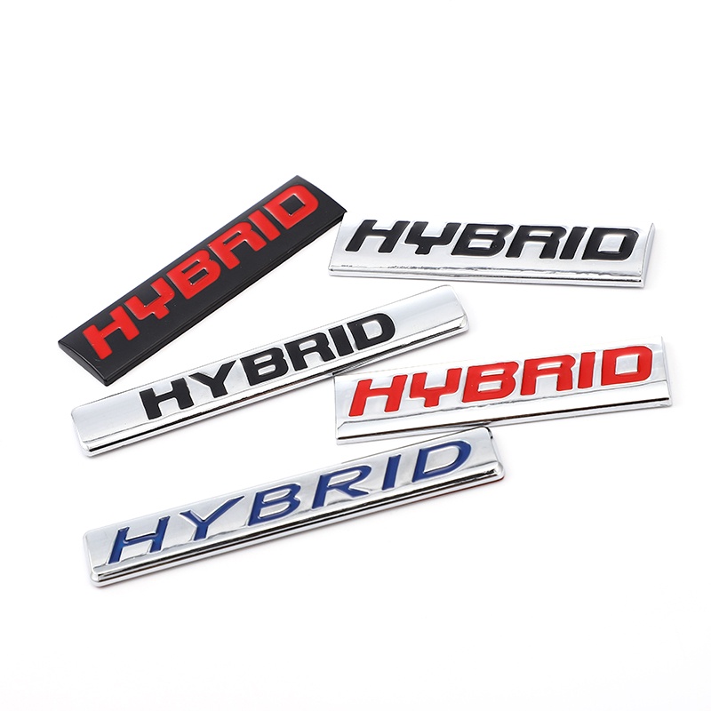 สติกเกอร์รถCar Sticker Auto Hybrid Logo Emblem Refitting Badge Decal ...