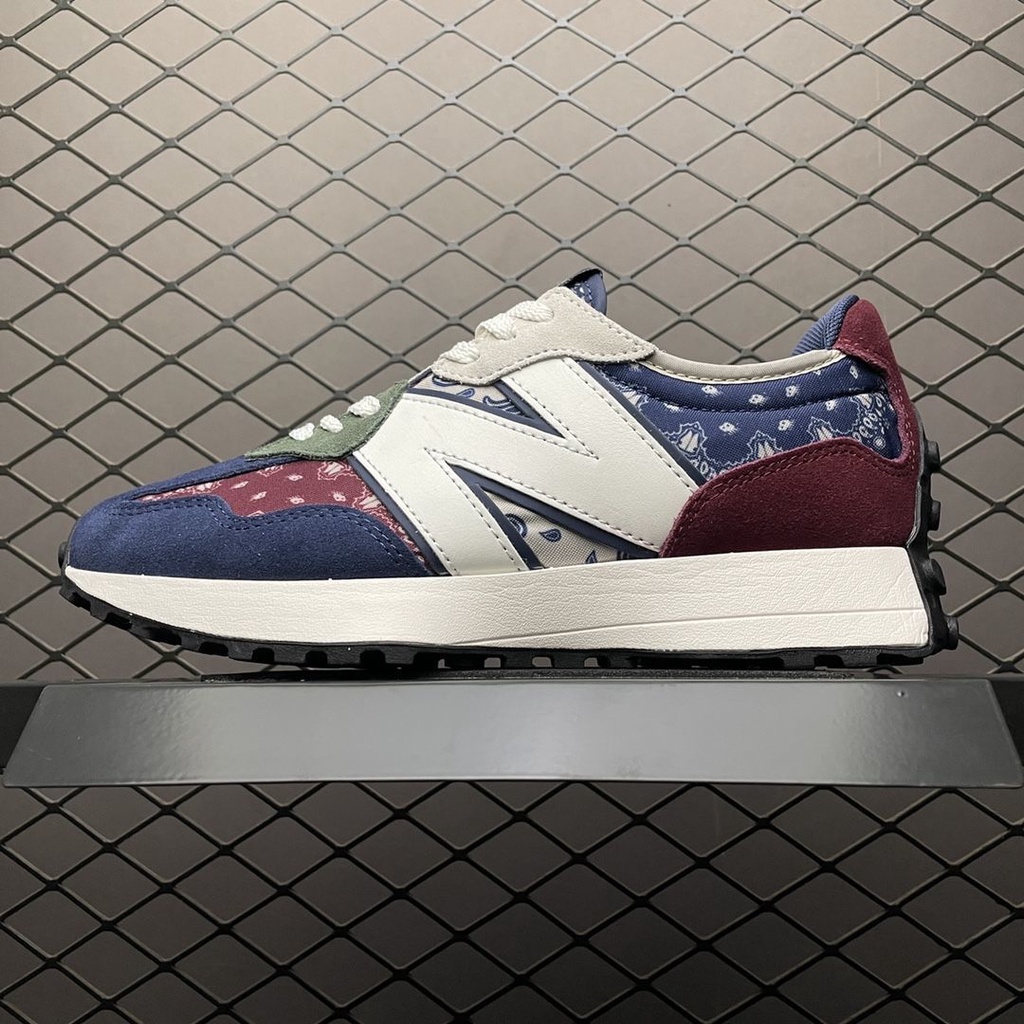 นิวบาลานซ์ NB 327 New Cashew Flower Retro Low-top Sports Jogging Shoes ...