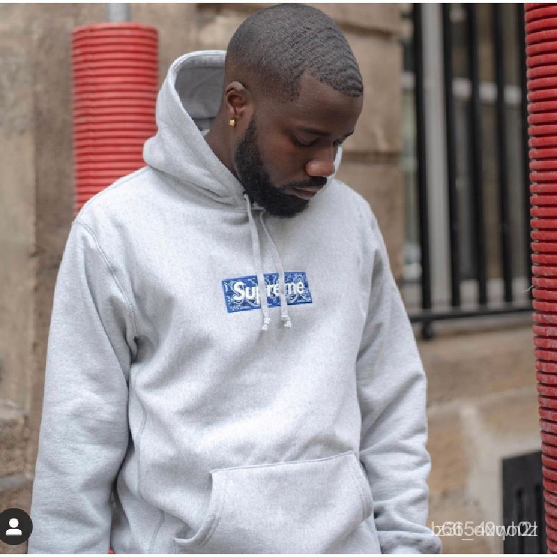 SUPREME Couples Sweatshirt Cashew Flower Embroidered Hoodie Sports Plus ...