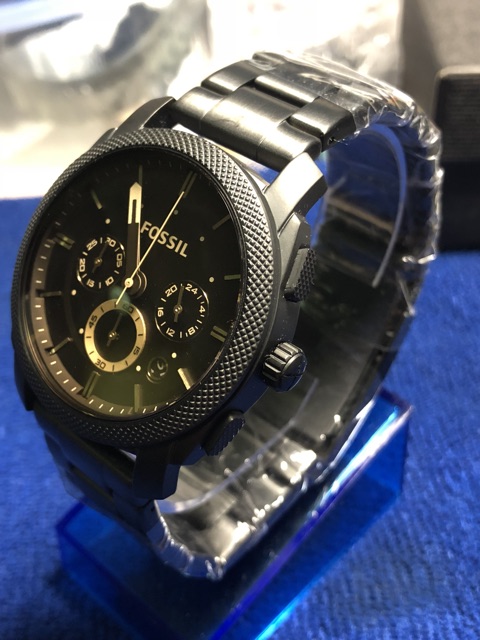 Fossil FS4682 black chronograph new original100 - jorn64 - ThaiPick