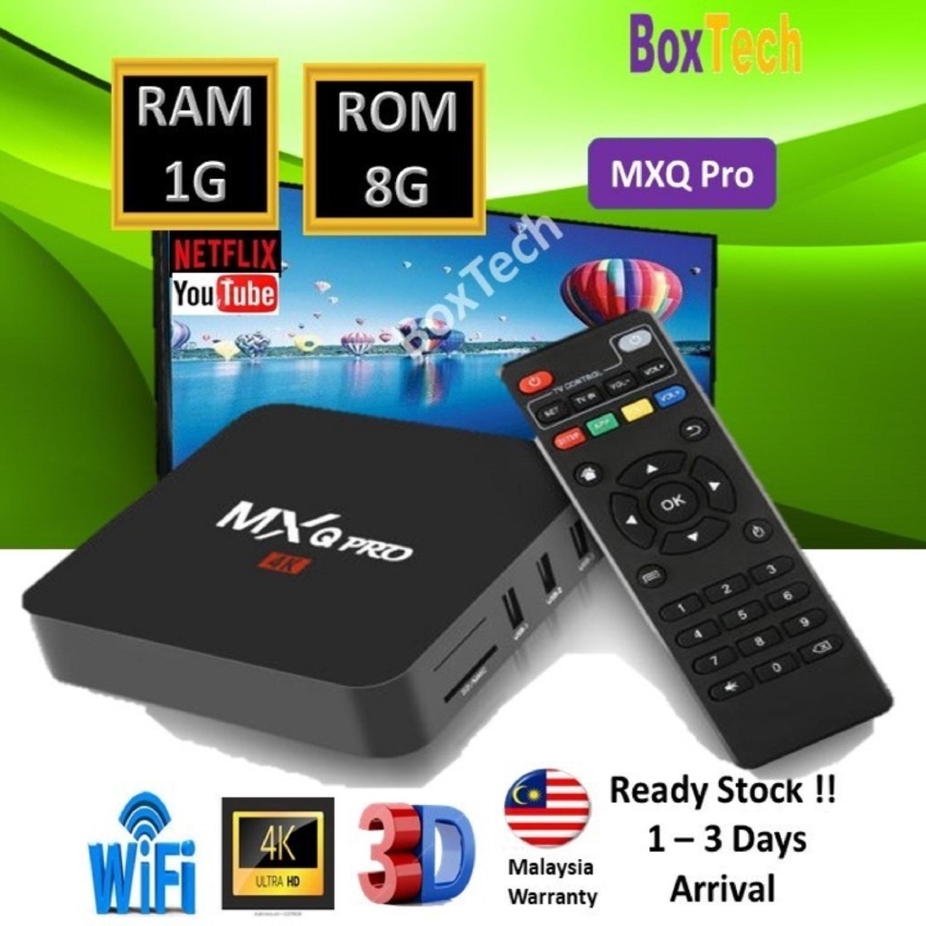 NEW MXQ_PRO 4K Android Box Wifi Smart TVBox Llive Channel TV_Box Androidbox Movies internet ...