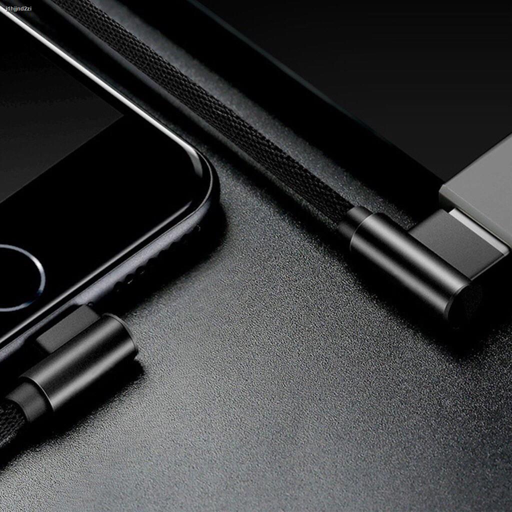 1M 90 Degree Right Angle Micro USB 2.0 Braided Cable Charging Sync Data ...