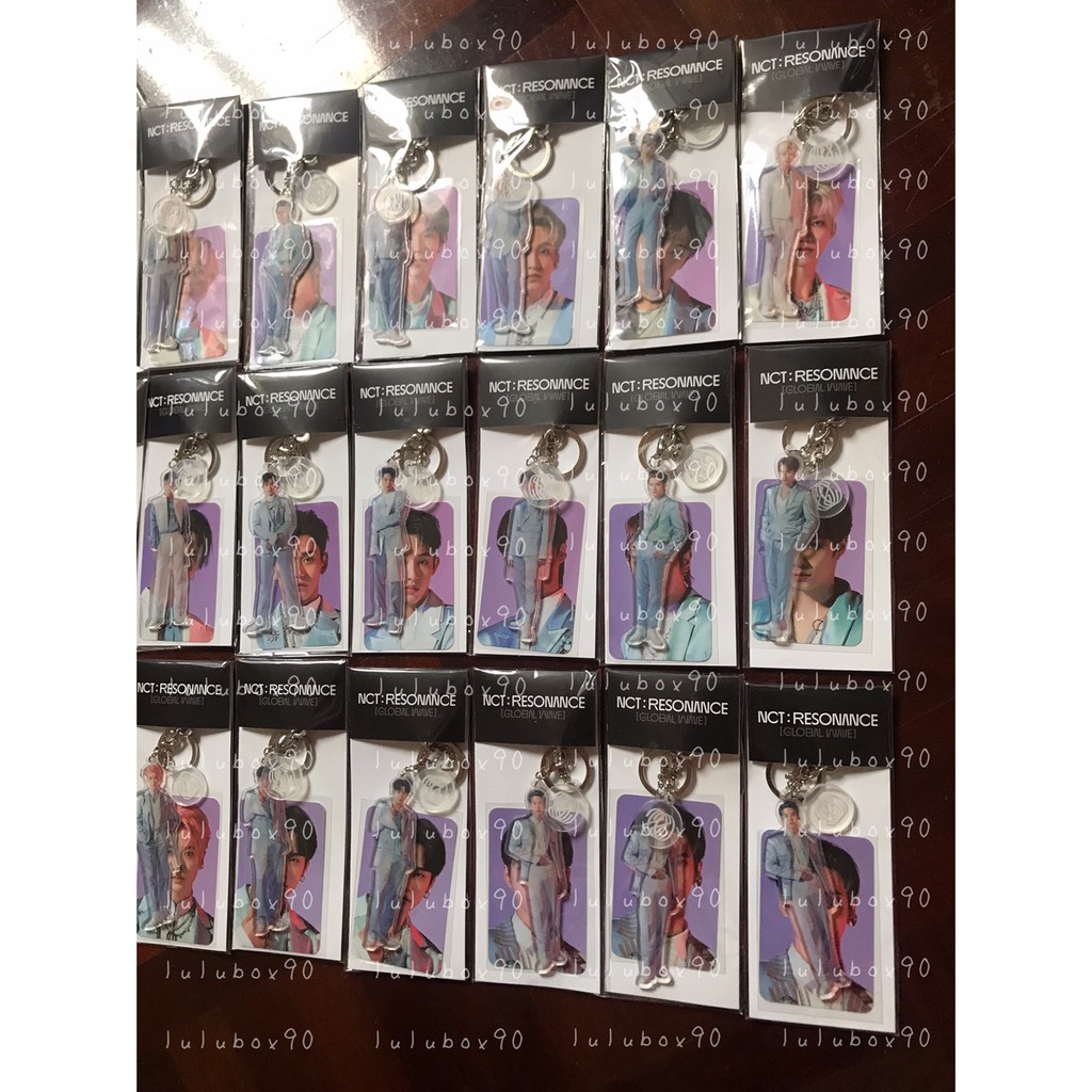 NCT BEYOND LIVE RESONANCE Global Wave ACRYLIC KEYRING PHOTO CARD SET ...