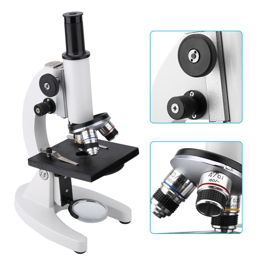 H10X H16X High Quality 40-640X Monocular Biological Science Microscope ...