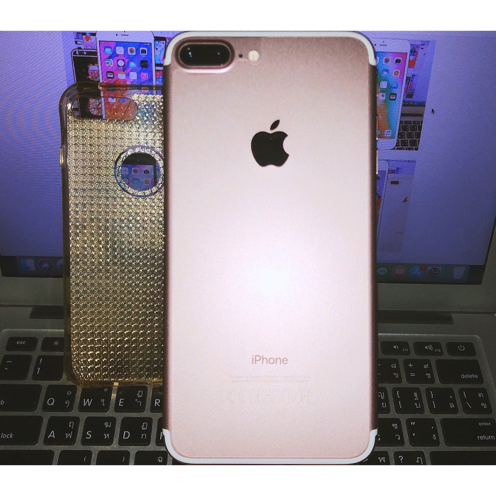 Apple iphone7 plus Rose Gold 128G ModelTH สภาพ สวย หายาก สีสวยมาก ใช้งานน้อย หมดแล้วหมดเลย ...
