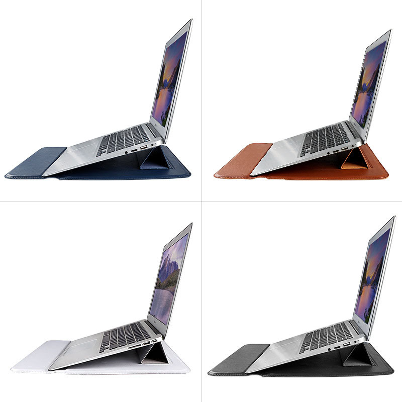 Multifunction Waterproof PU Leather Laptop Bag 13.3 14 15 inch Notebook ...