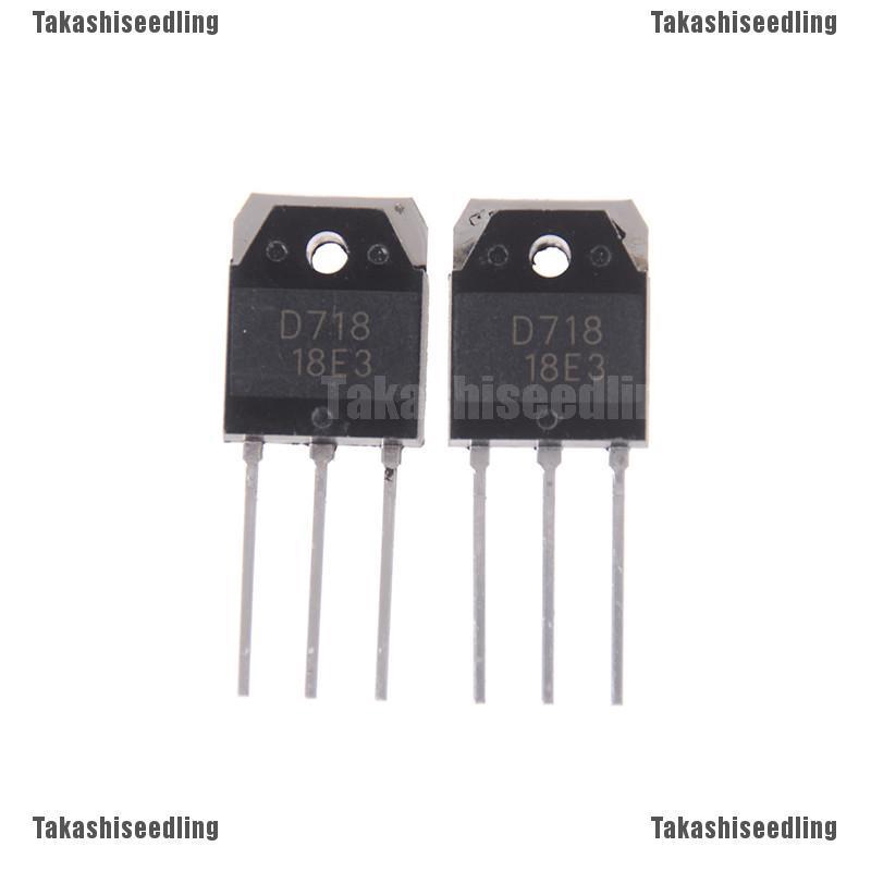Takashiseedling 1pair(2pcs) Original 2SB688 2SD718 KEC Transistor B688 ...