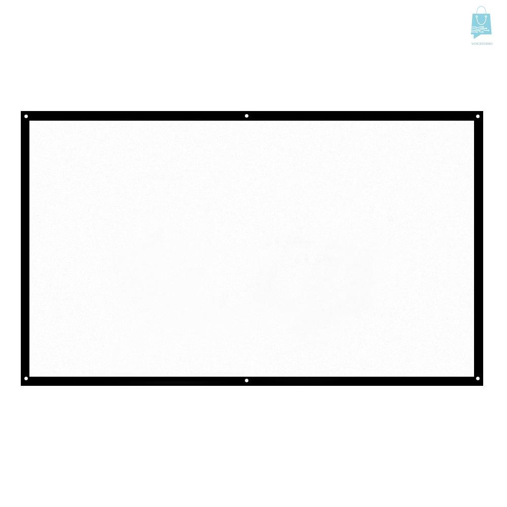 [READY STOCK] H70 70'' Portable Projector Screen HD 16:9 White Dacron ...