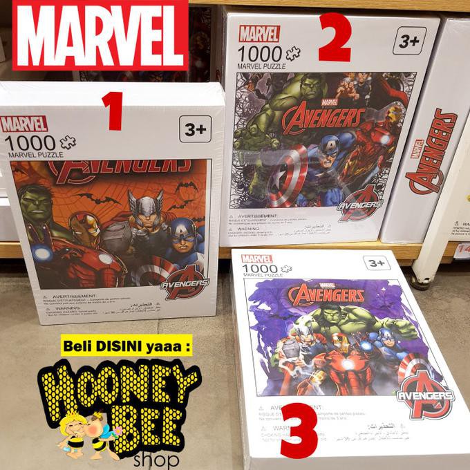 จิ๊กซอว์ปริศนา MARVEL AVENGER - Number 3 ของแท้ 1000 ชิ้น ...