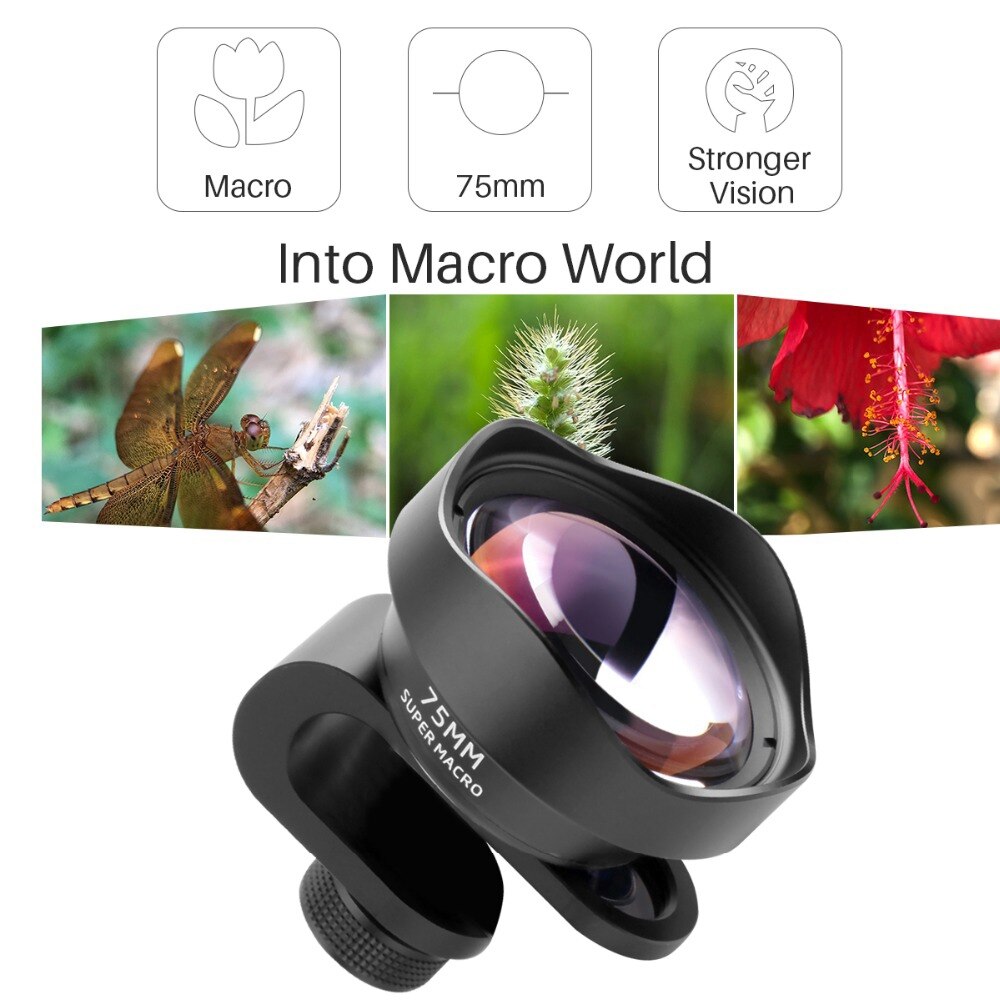 Pholes 75mm Mobile Macro Lens Phone Camera Macro Lenses For Iphone Xs ...