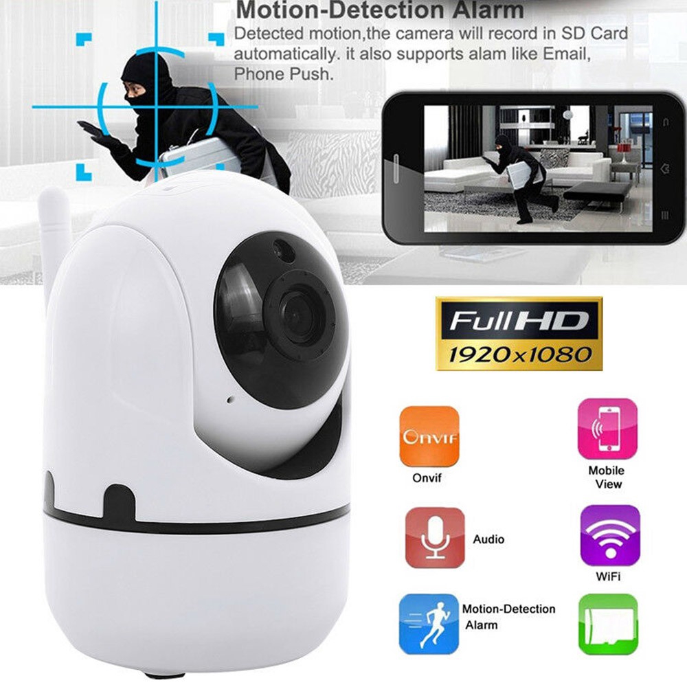 1080P Ycc365 wireless WiFi APP cloud remote CCTV IP Camera 360 ...