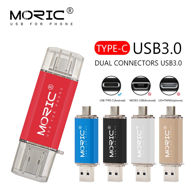 Original High Speed type c USB 3.0 Flash Drives Pendrive usb key 64GB ...