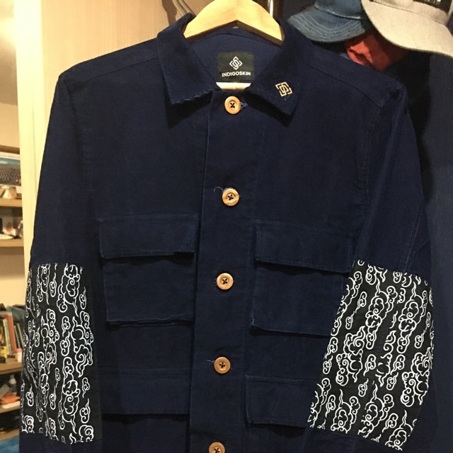 INDIGOSKIN INDIGO CORDUROY FIELD JACKET - kimnuttakrit - ThaiPick